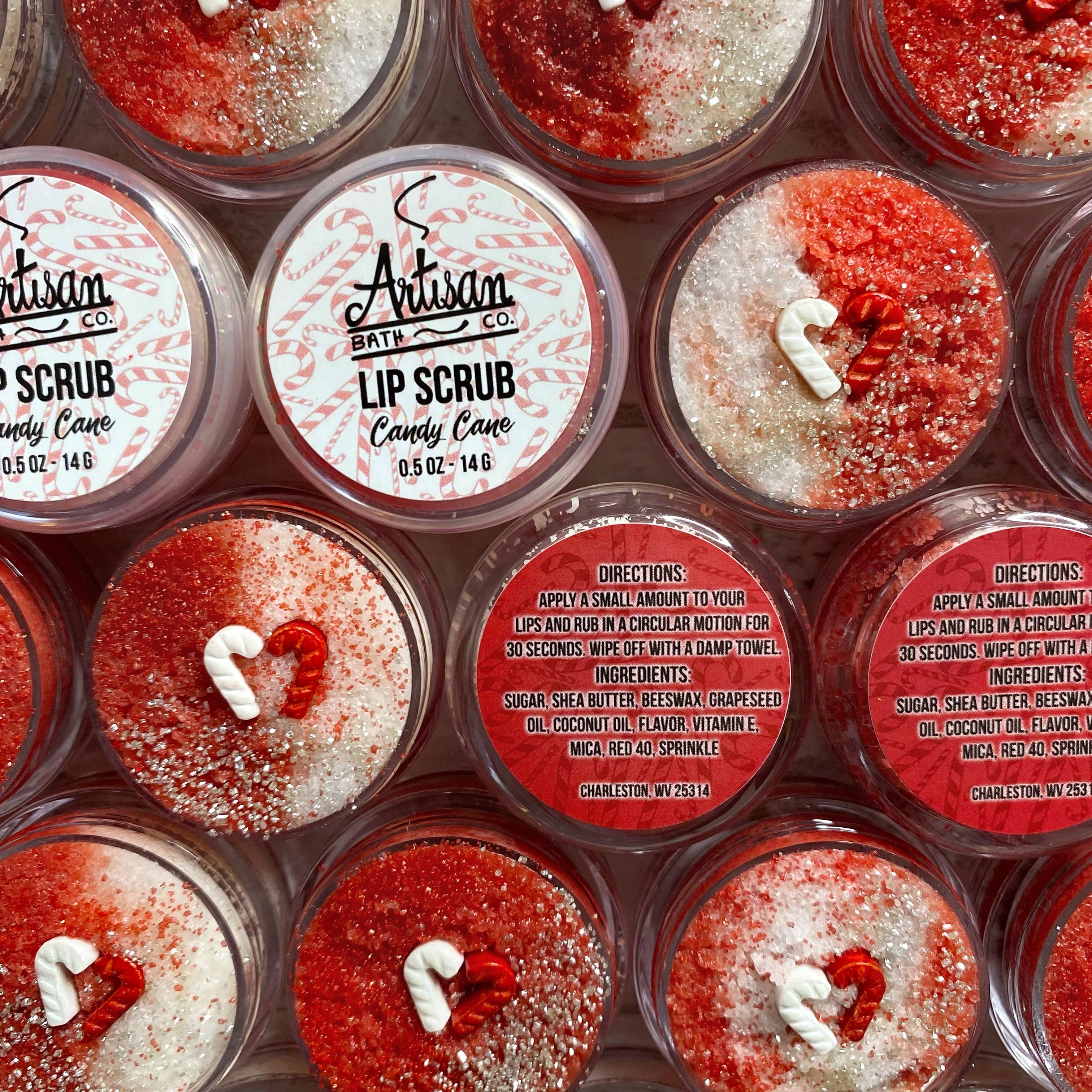 Candy Cane Lip Scrub – The Mirrored Past